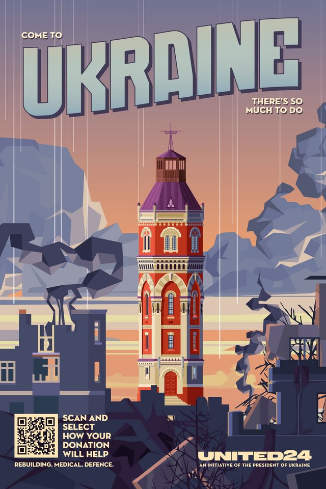 Come to Ukraine war travel posters pack powerful punch – Paul Cole Writes
